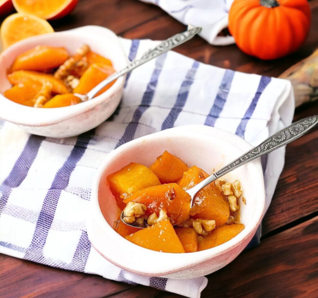 Candied Butternut Squash with Walnuts & Orange - Minas Bakery