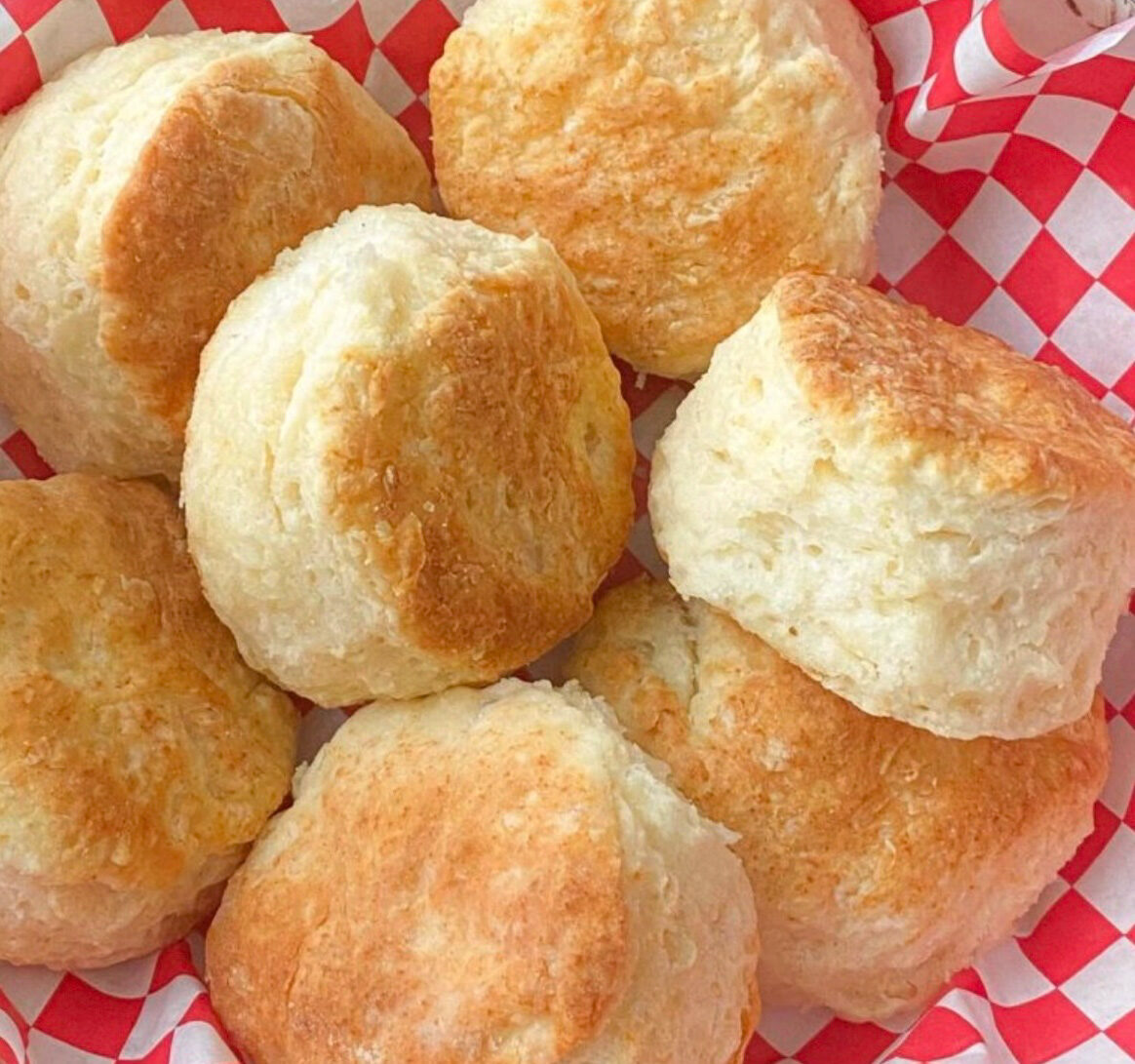 Baking Powder Biscuits - Minas Bakery - Pull Apart Layers